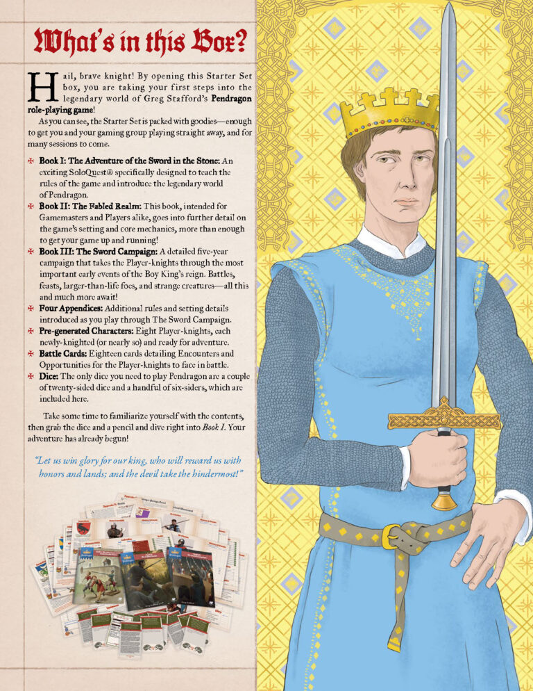 CHA2729 Pendragon Starter Set (2023) – Pendragon